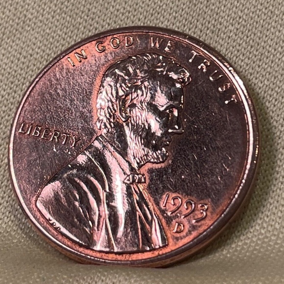 Us Mint | Office | Rare 993 D Lincoln Memorial Penny Error Coin Close ...
